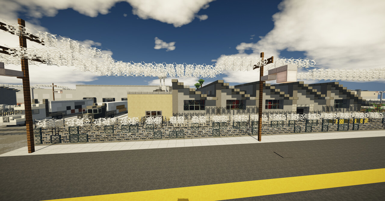 A reforced door production plant Minecraft Map