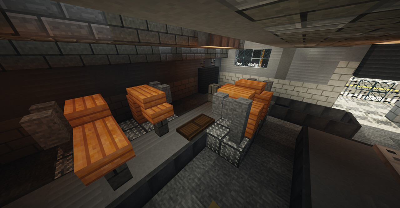 A reforced door production plant Minecraft Map