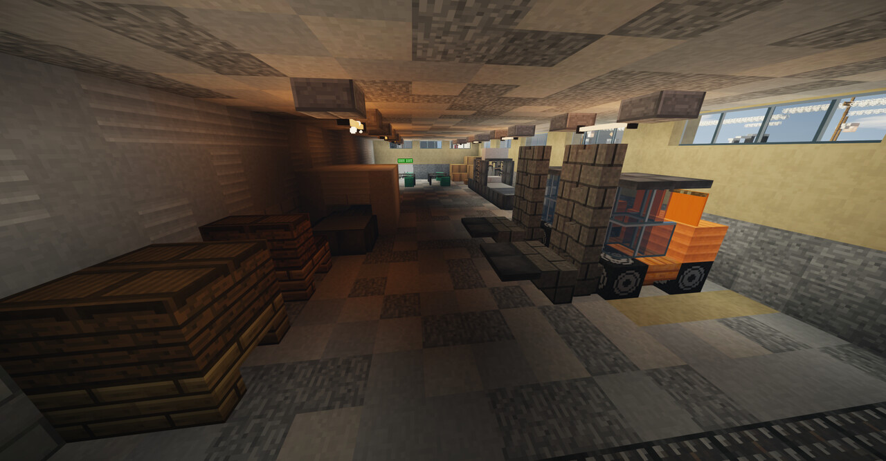 A reforced door production plant Minecraft Map