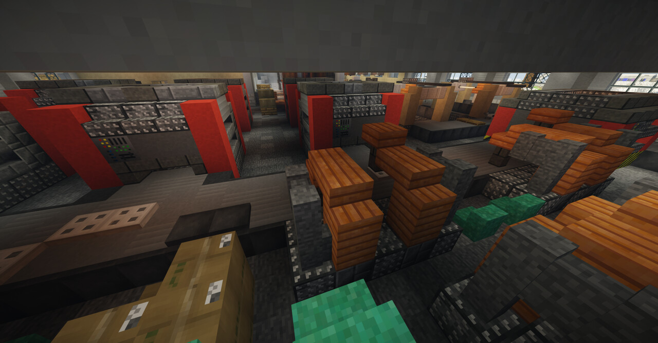 A reforced door production plant Minecraft Map