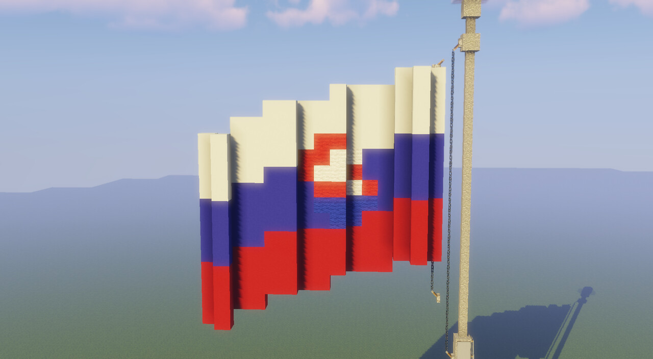 Slovakia Flag (SK) Minecraft Map