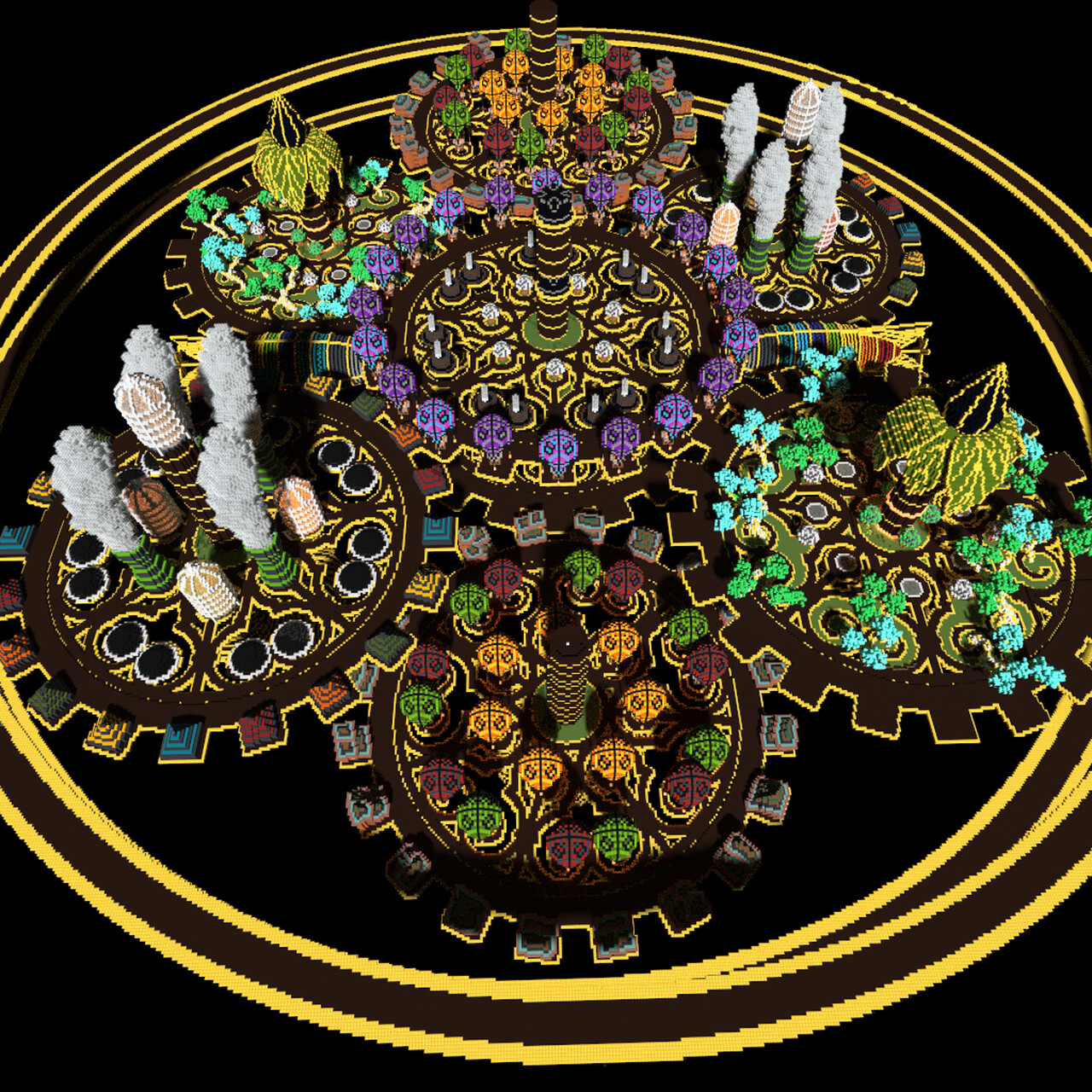 cog city, a steampunk build. Now with download! Minecraft Map