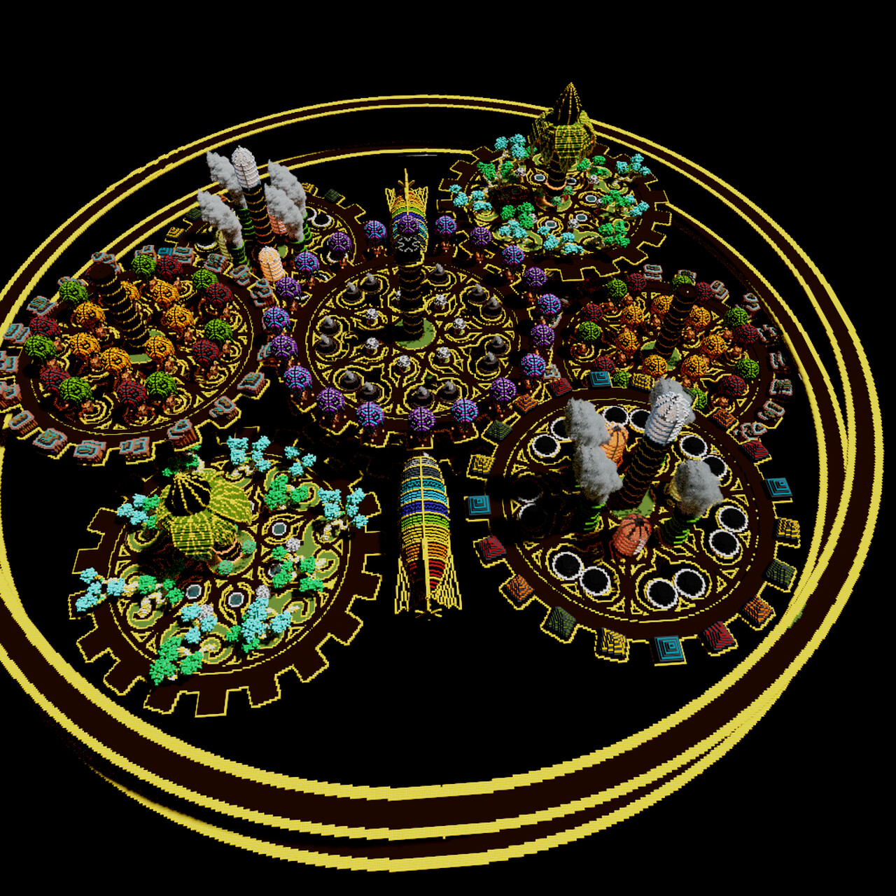 cog city, a steampunk build. Now with download! Minecraft Map