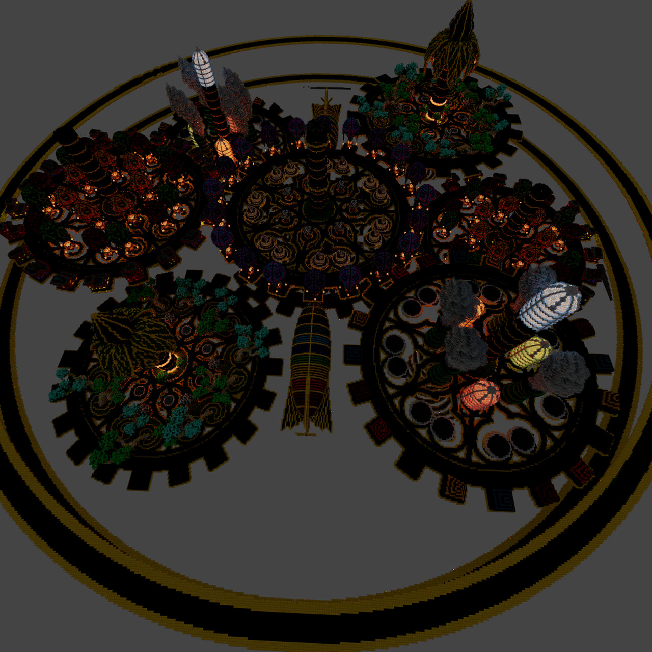 cog city, a steampunk build. Now with download! Minecraft Map