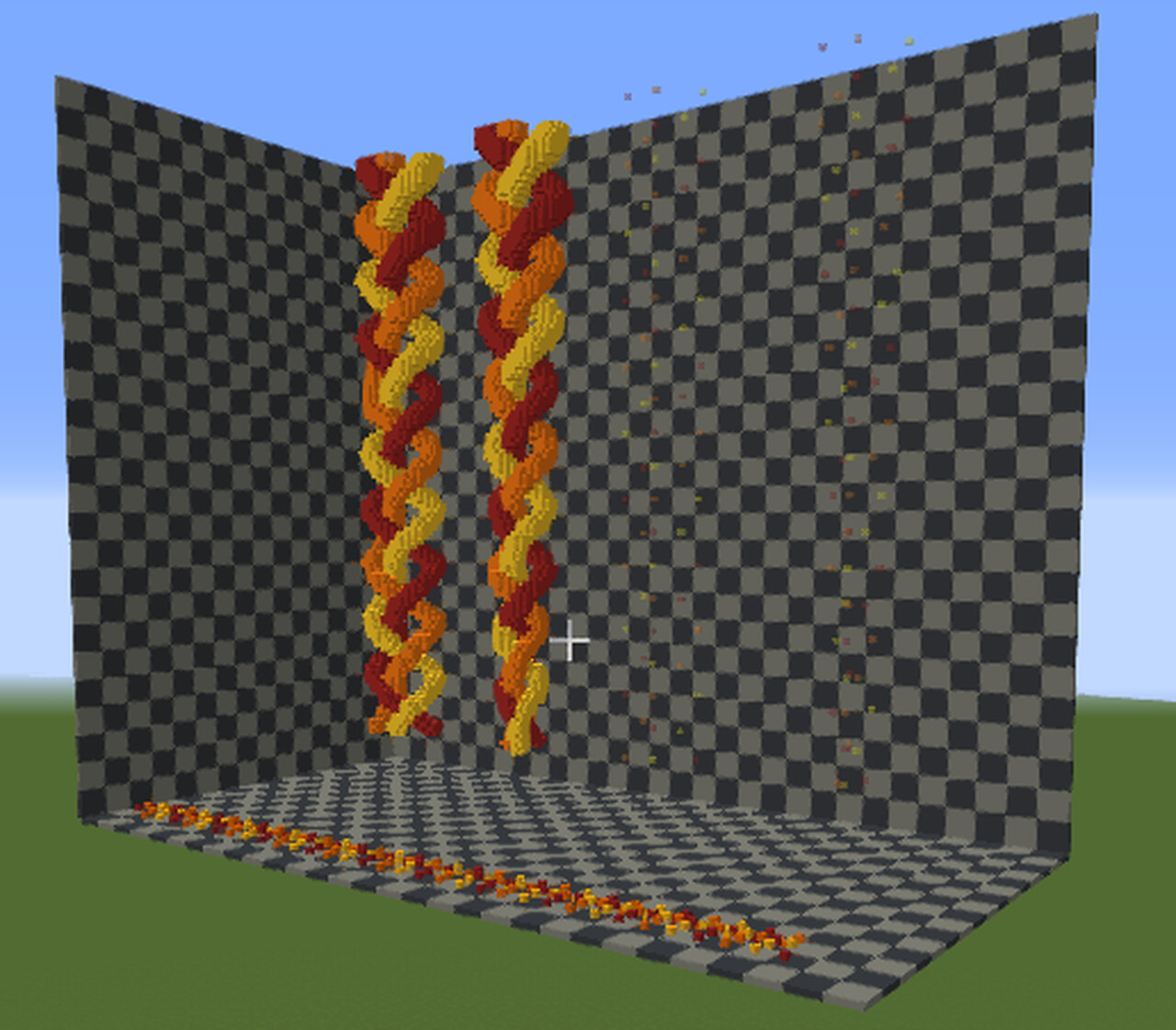 Three Strand Braid Template. Minecraft Map