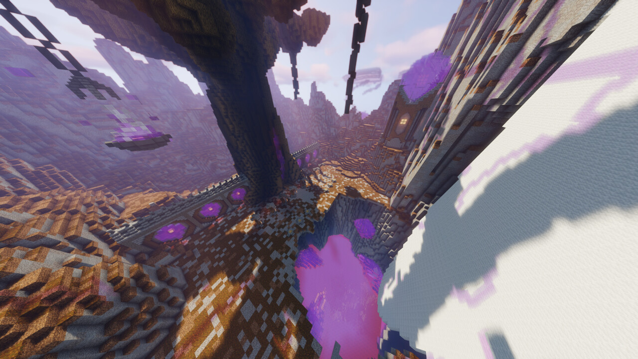 Magical Purple/Magenta Server Hub/Lobby Spawn! Minecraft Map
