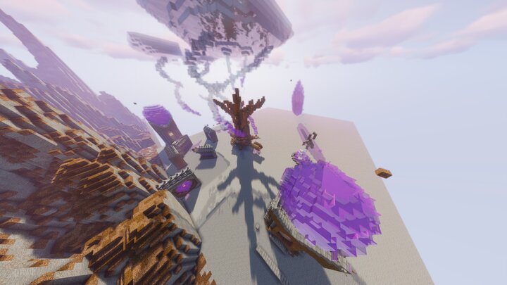 Magical Purple/Magenta Server Hub/Lobby Spawn! Minecraft Map