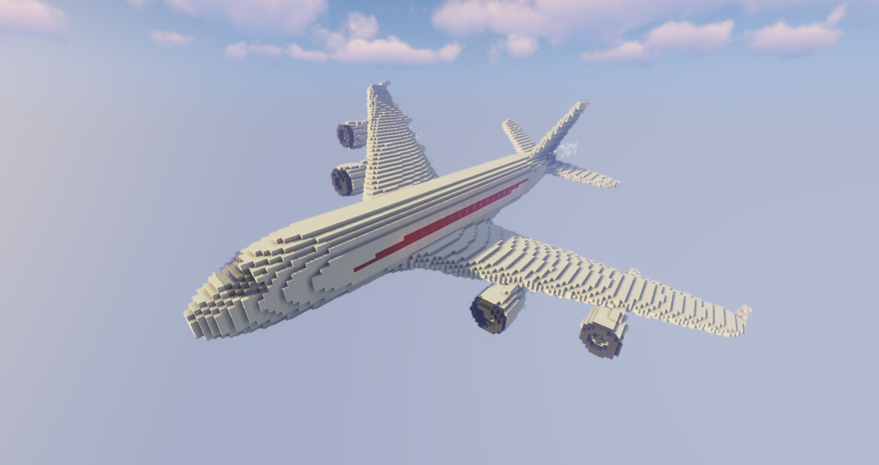 Tilted Airplane Minecraft Map
