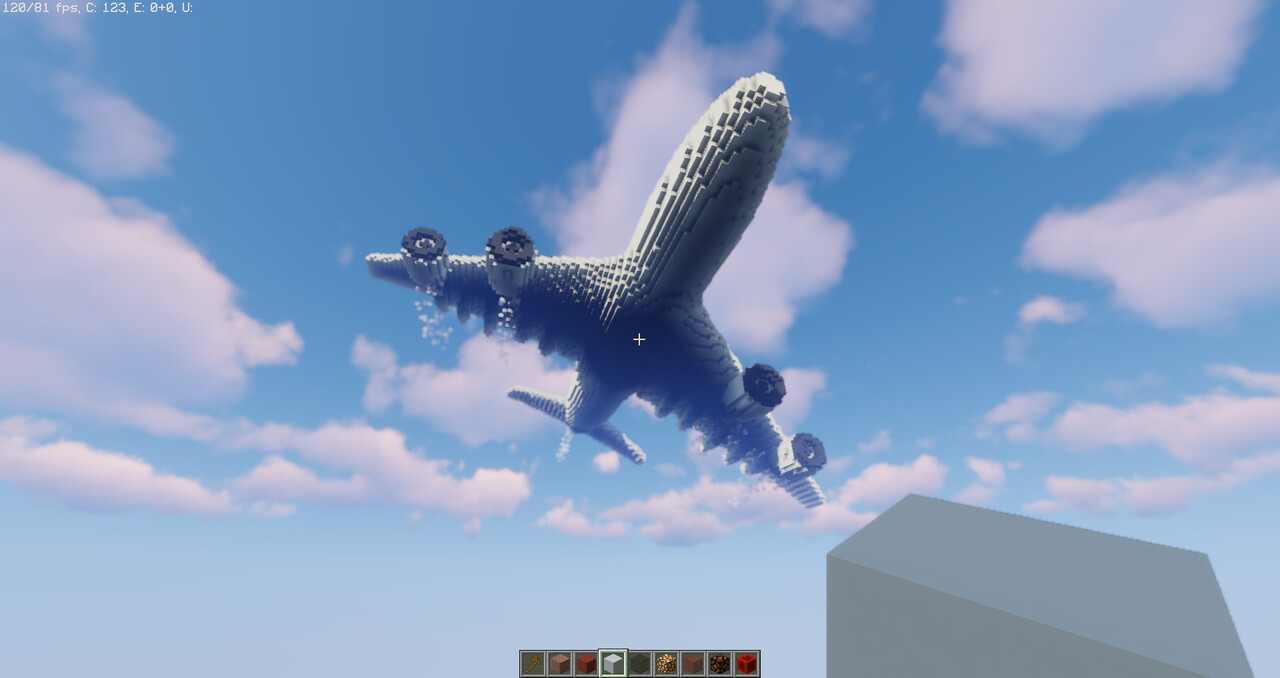 Tilted Airplane Minecraft Map