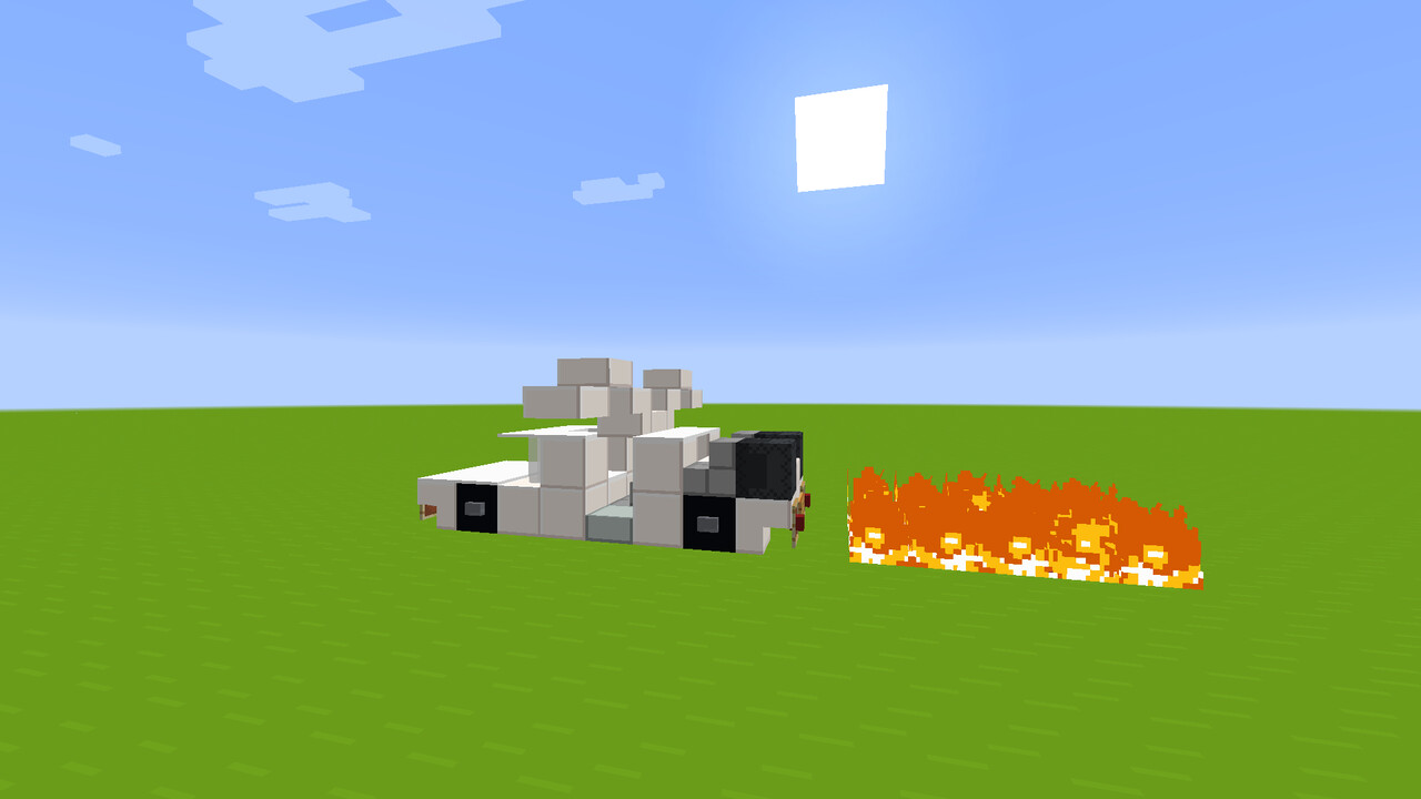 DeLorean DMC-12 (Back To The Future) Minecraft Map