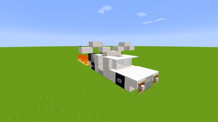 DeLorean DMC-12 (Back To The Future) Minecraft Map