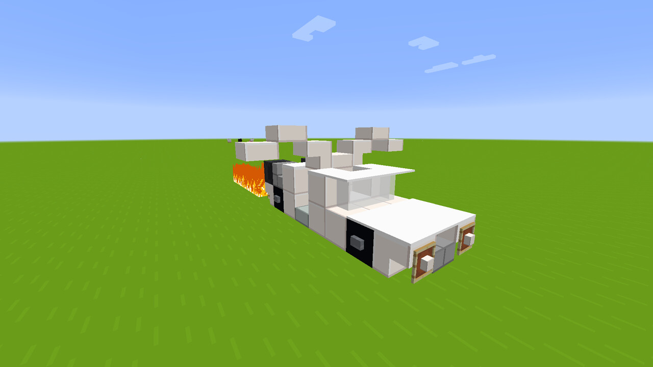 DeLorean DMC-12 (Back To The Future) Minecraft Map