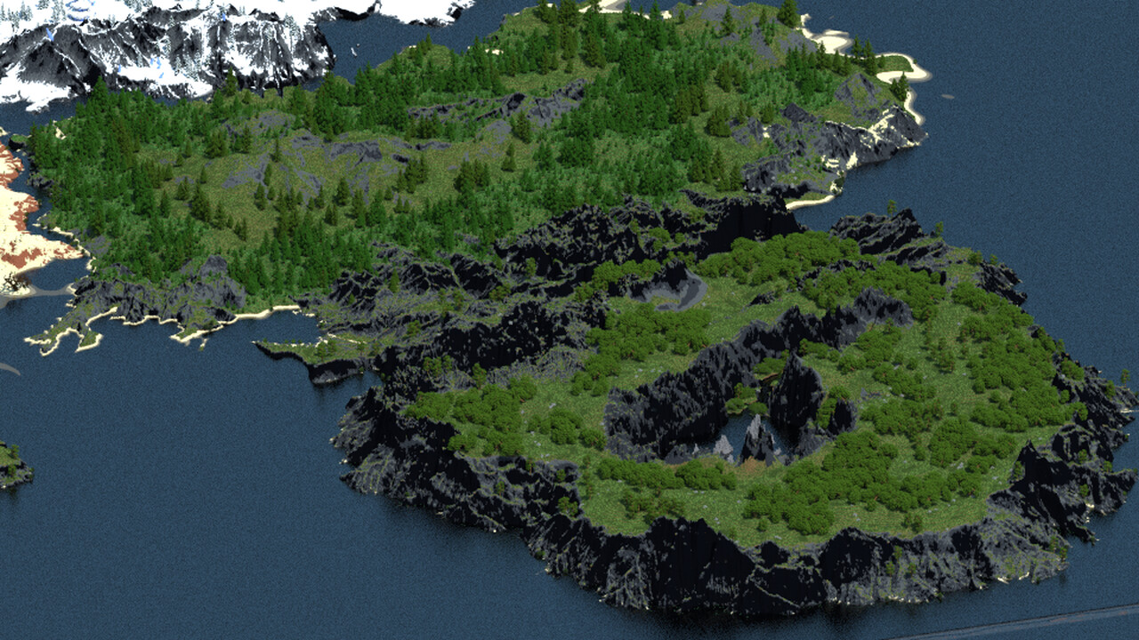 The Sinora [3,000 x 3,000] Minecraft Map