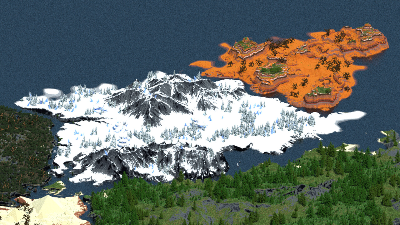 The Sinora [3,000 x 3,000] Minecraft Map