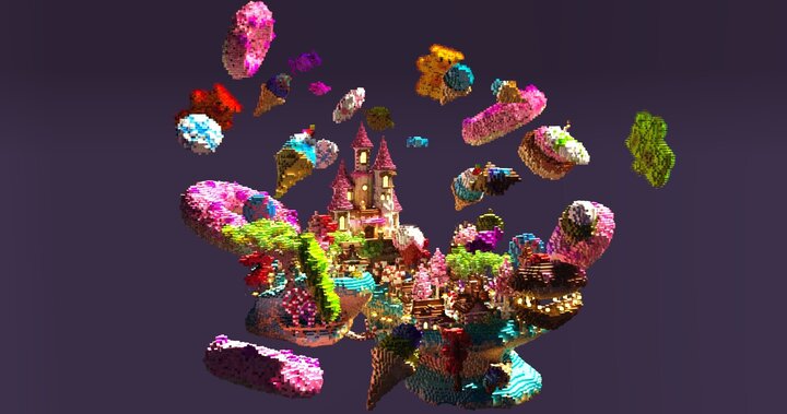 Epic Candyland spawn Minecraft Map