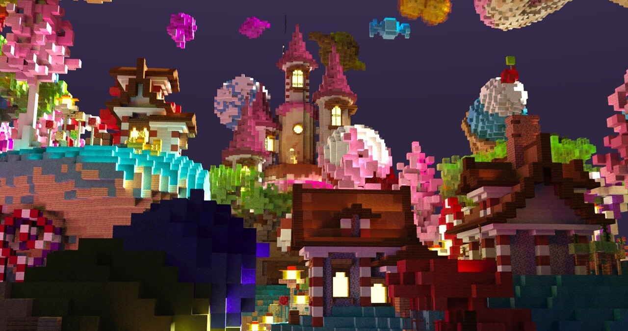 Epic Candyland spawn Minecraft Map