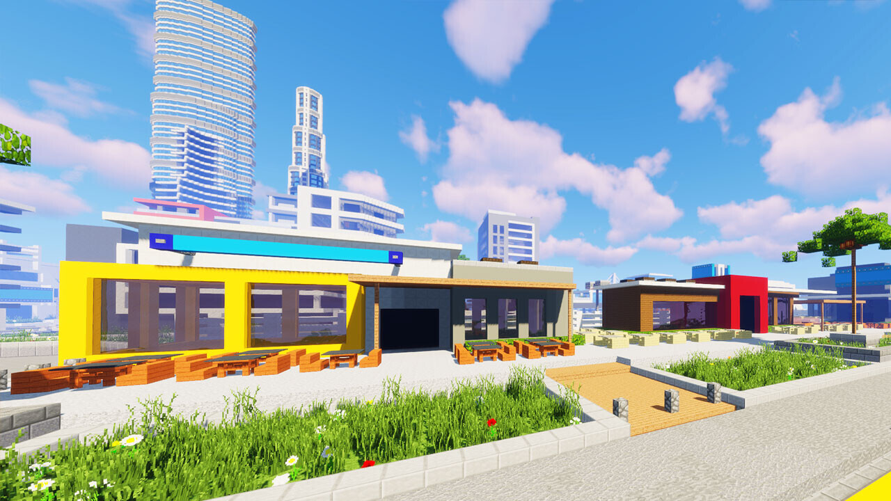 Modern Restaurants Minecraft Map