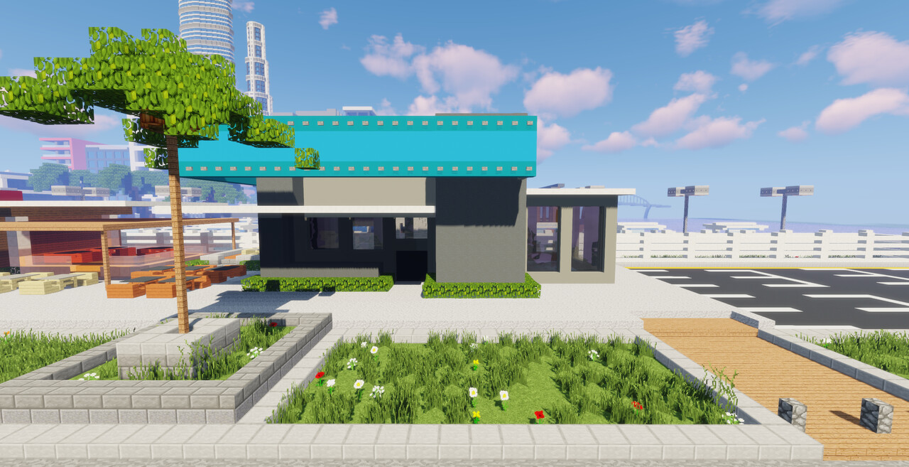 Modern Restaurants Minecraft Map