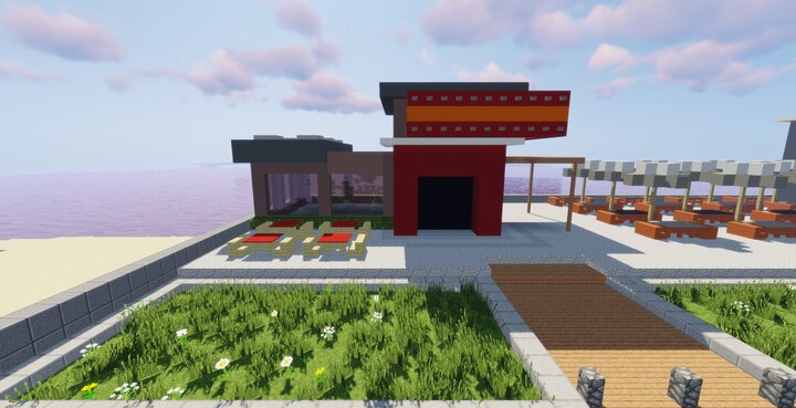 Modern Restaurants Minecraft Map