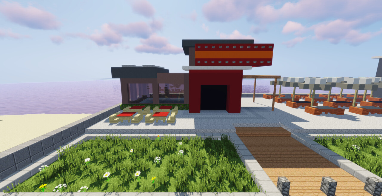 Modern Restaurants Minecraft Map