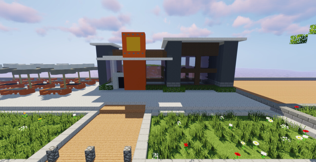 Modern Restaurants Minecraft Map