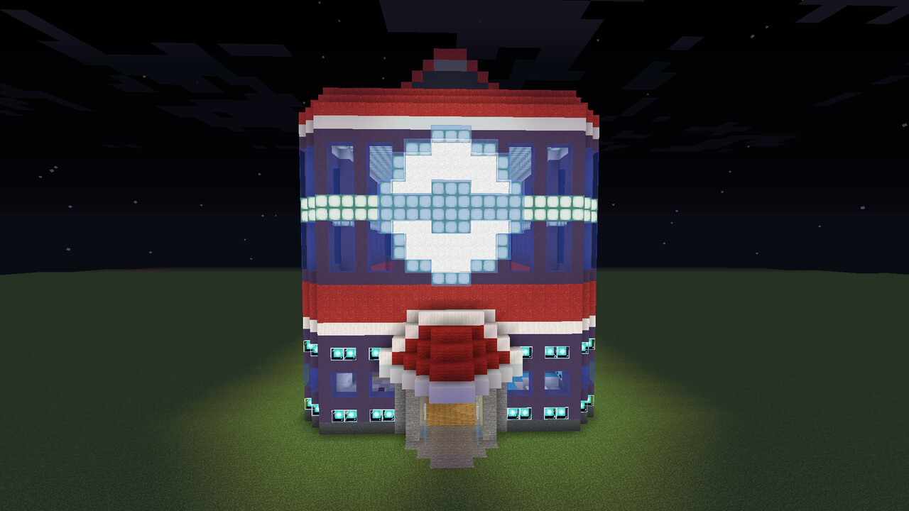 Unova Pokemon Centre Minecraft Map