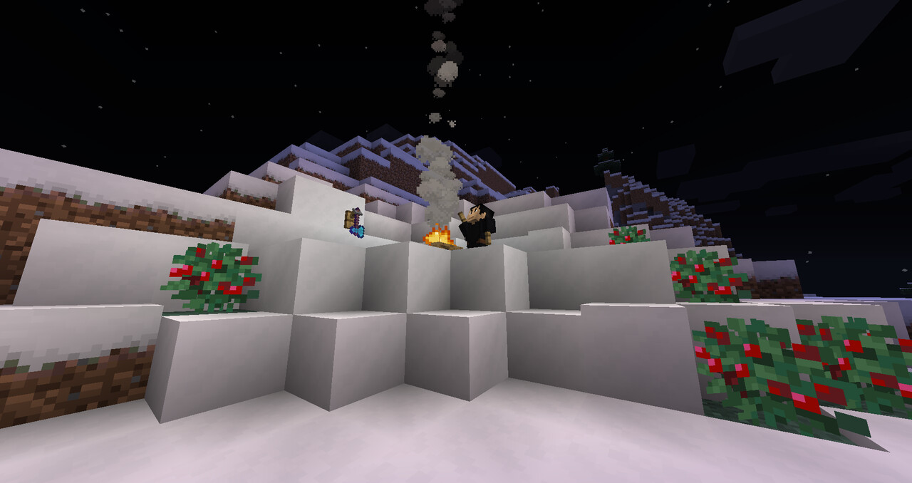 Snowy Starter House Minecraft Map