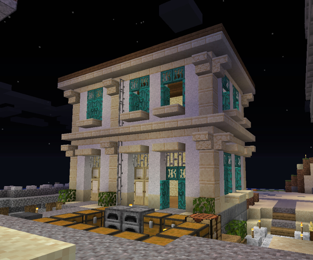 Sandstone/White Building Minecraft Map