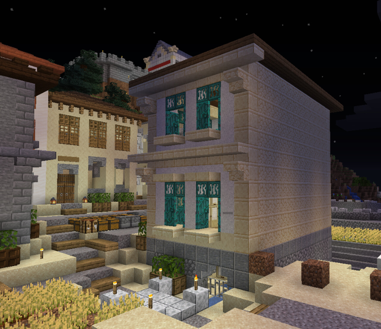 Sandstone/White Building Minecraft Map