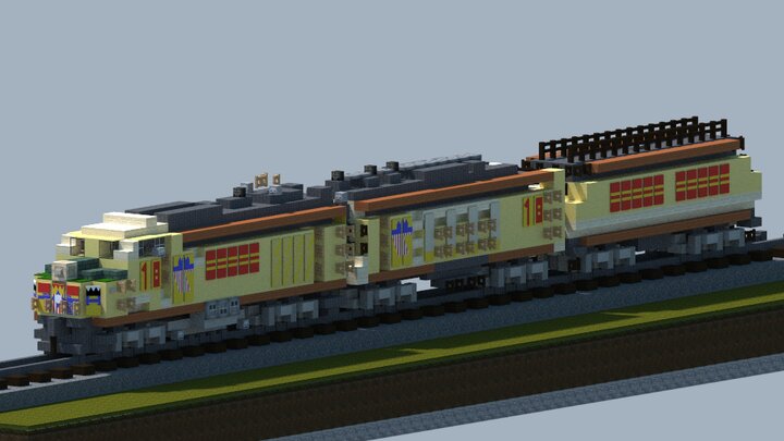 Union Pacific gas turbine engine [With Download] Minecraft Map