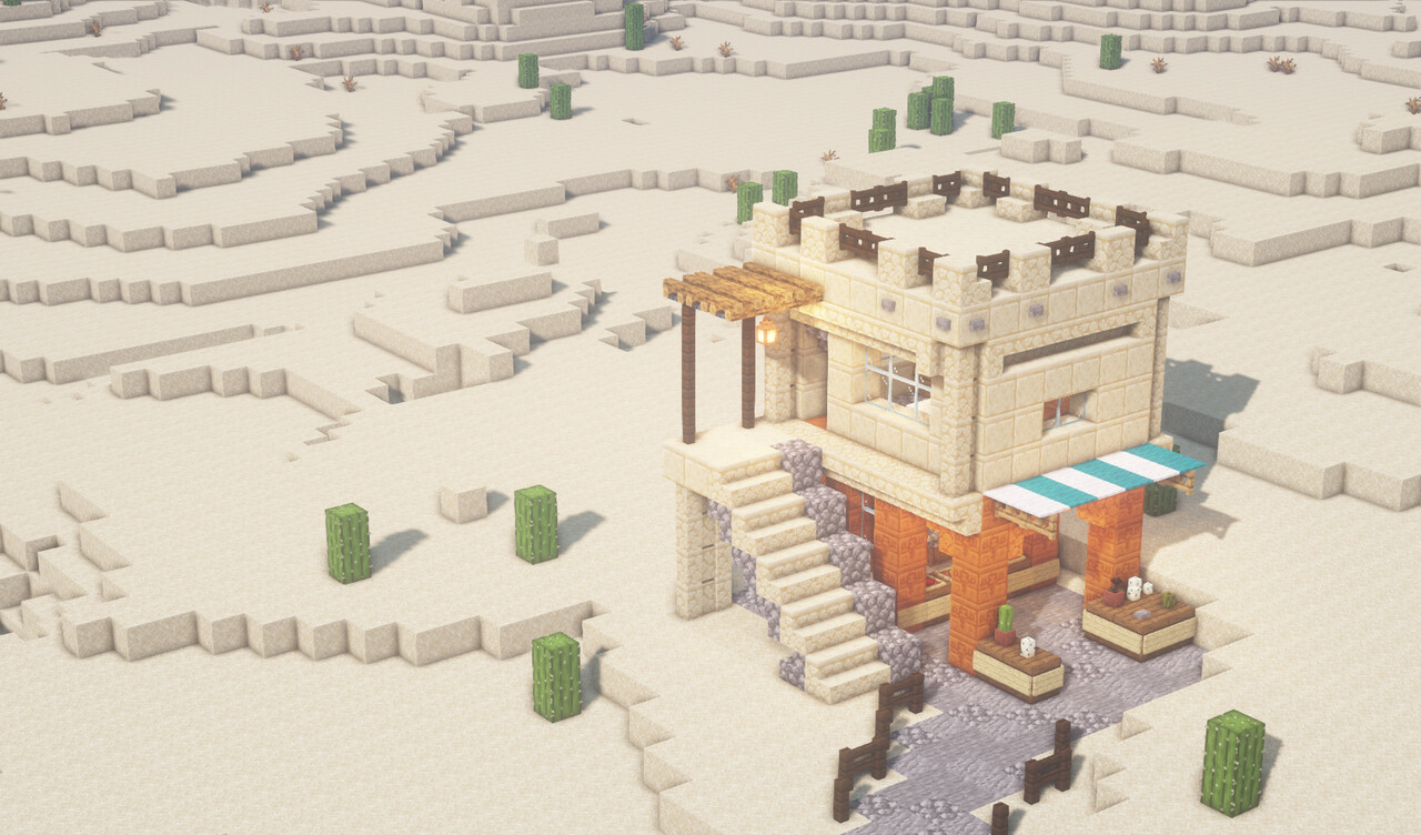 Desert House (Shop)- [DOWNLOAD] Minecraft Map
