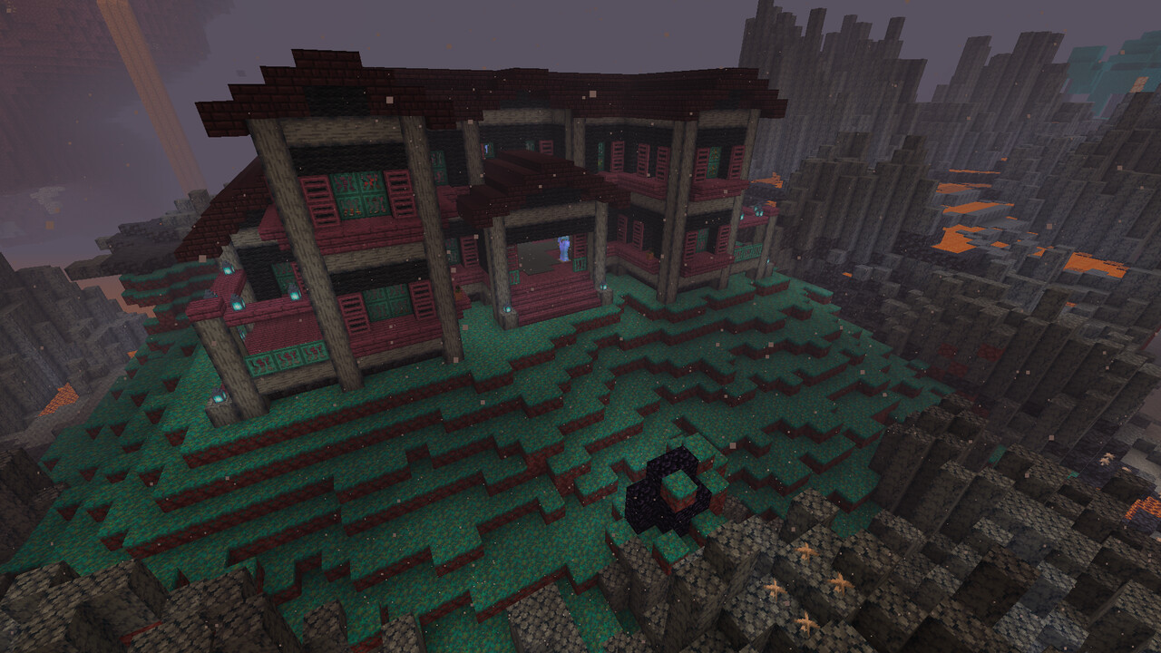 Nether Mansion (For the nether build contest) Minecraft Map