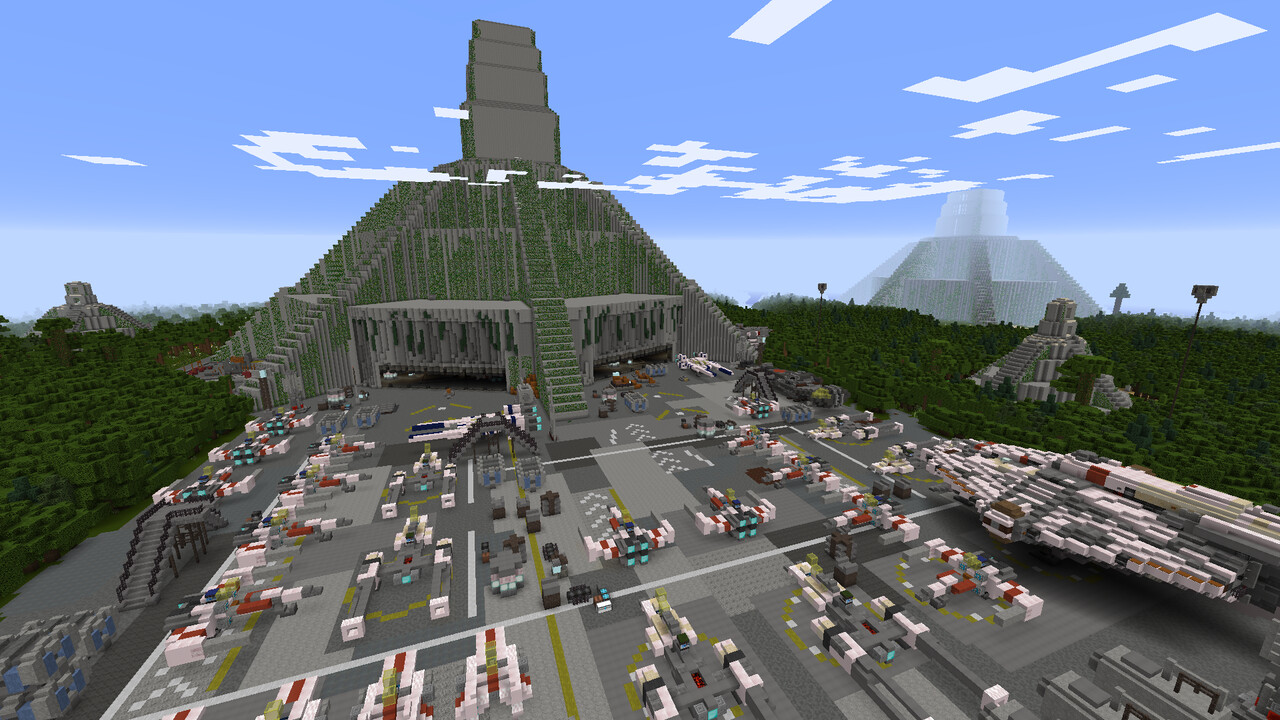 Yavin 4, age Civil War (Star Wars planet) Minecraft Map
