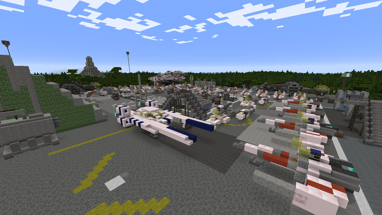 Yavin 4, age Civil War (Star Wars planet) Minecraft Map