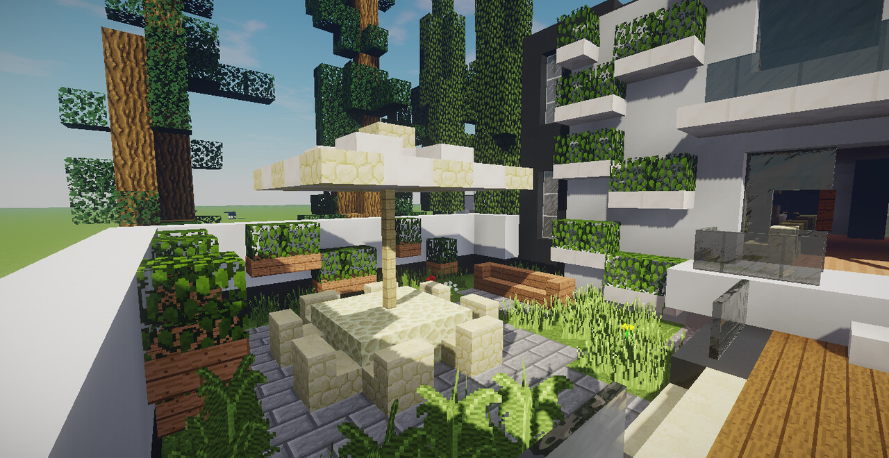 Modern House #51 + Schematics Minecraft Map
