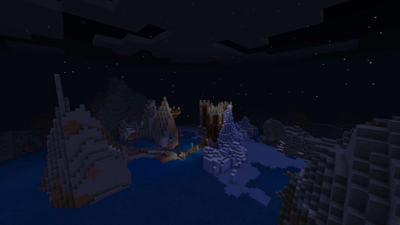 Ice Bay Survival Spawn Minecraft Map