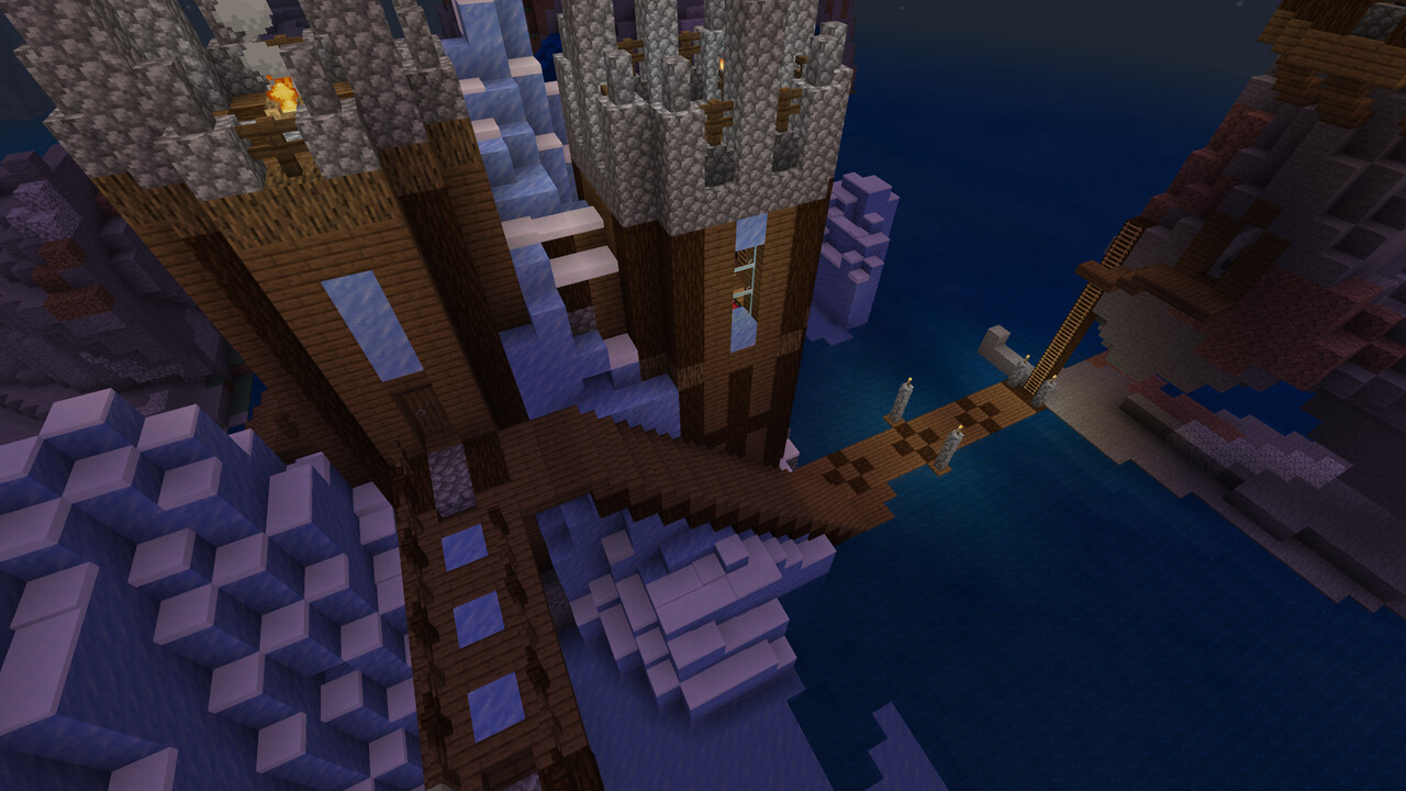 Ice Bay Survival Spawn Minecraft Map