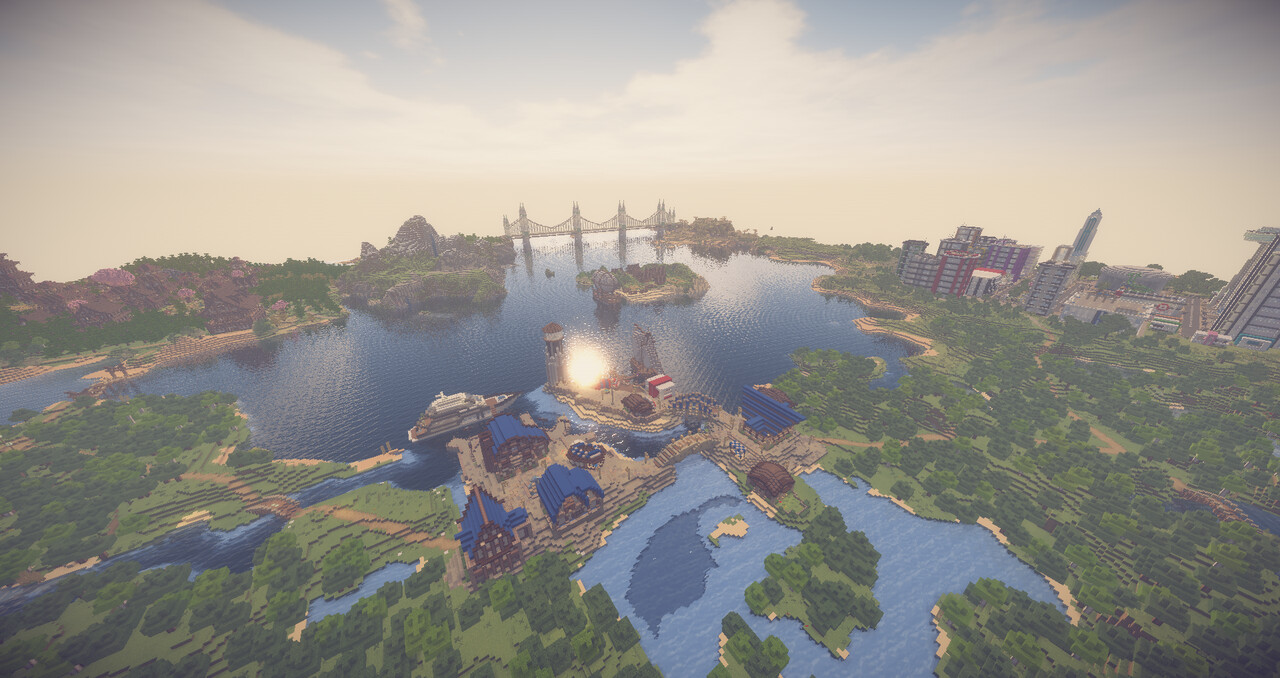 Maritime Port City Minecraft Map