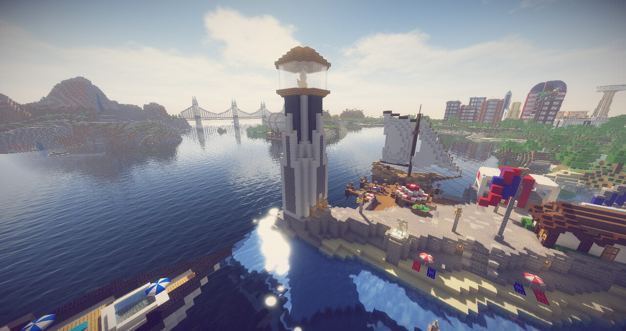 Maritime Port City Minecraft Map