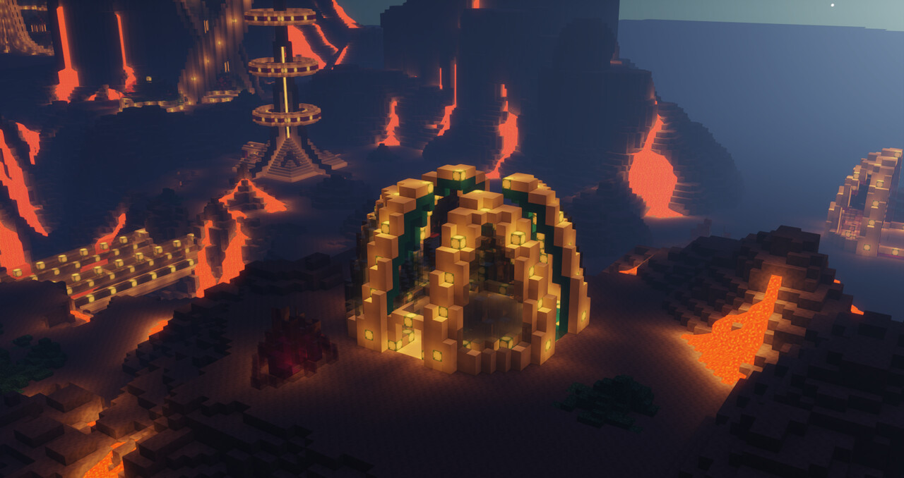 EPIC Small Futuristic Base - Modular Sci-Fi Build Minecraft Map