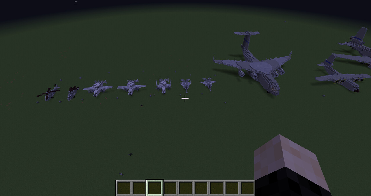 military planes choppers Minecraft Map