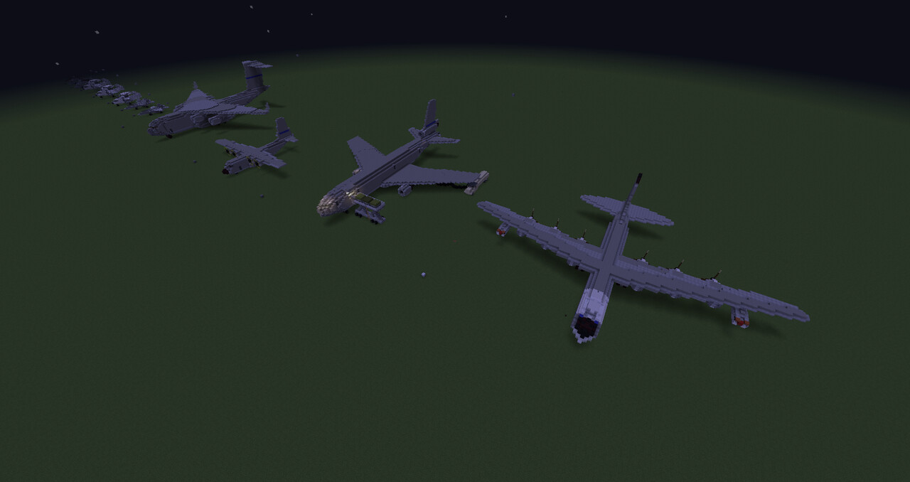 military planes choppers Minecraft Map