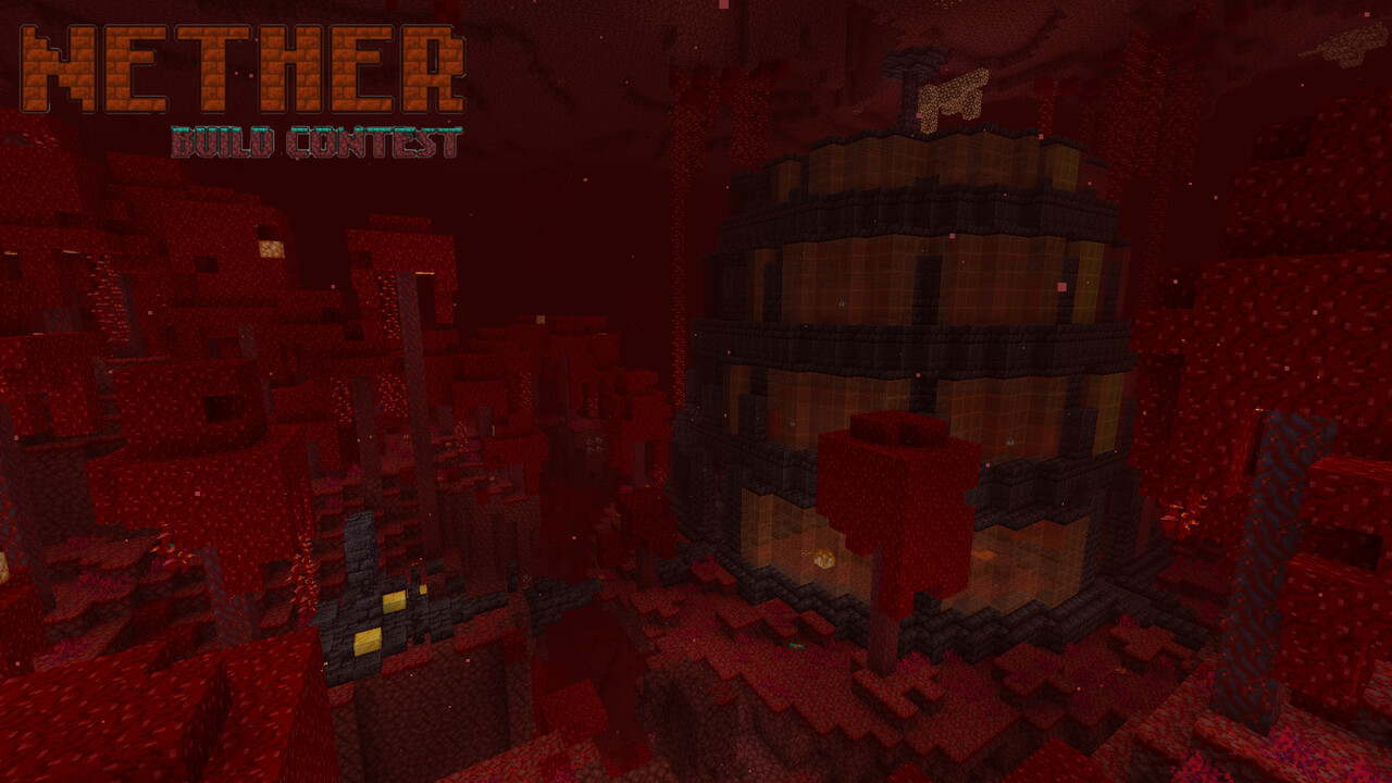 Nether spawn building Minecraft Map
