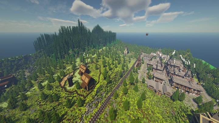 West Elizabeth Minecraft Map