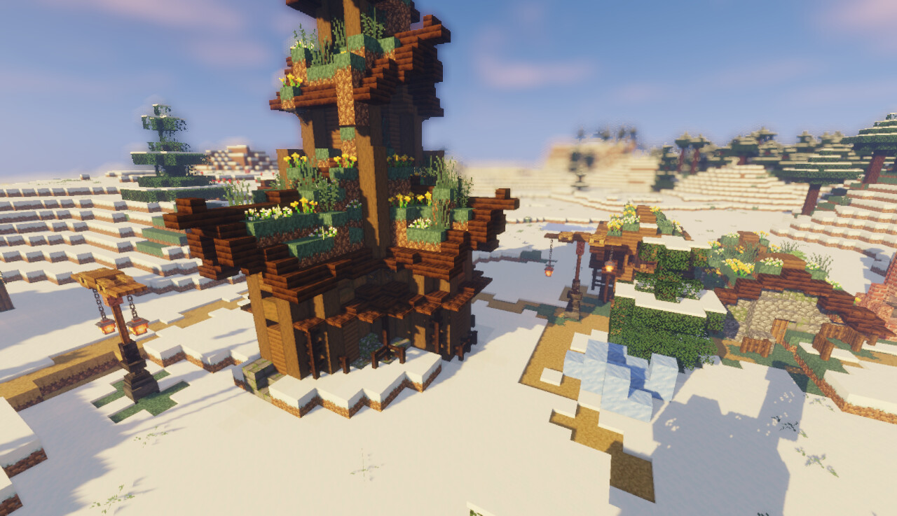 Norwegian Jaegt and Village improvement Minecraft Map