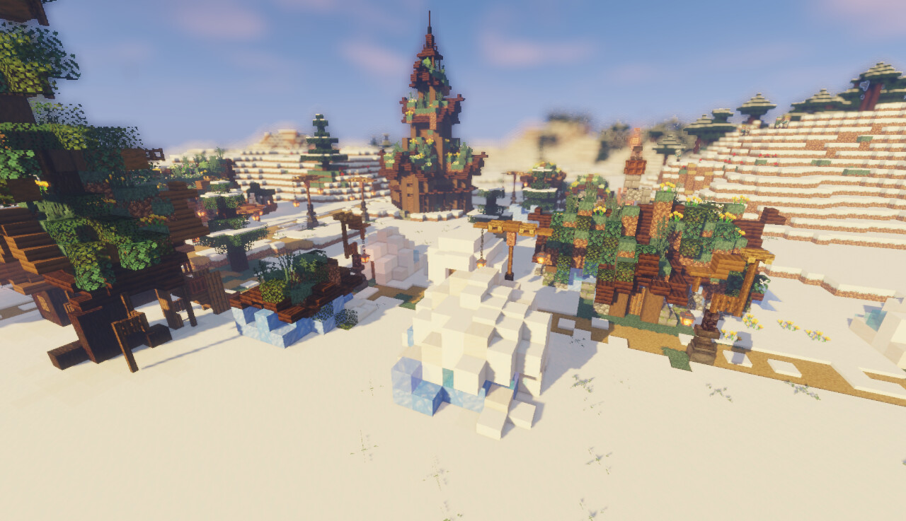 Norwegian Jaegt and Village improvement Minecraft Map