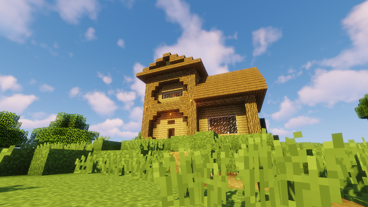 Small Medieval Survival build Minecraft Map