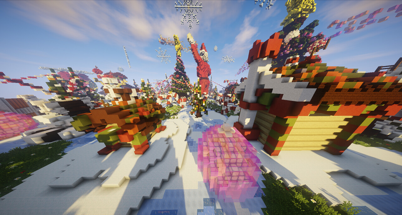 ⭐ EXCLUSIVE ⭐ Santa Hub - AliensBuilds 🎅 🎄 Xmas 🎄 Minecraft Map
