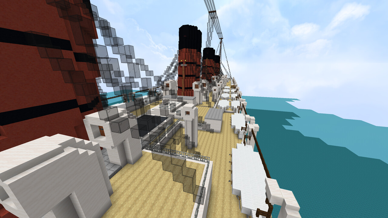 RMS Aquitania (Exterior Model) Minecraft Map