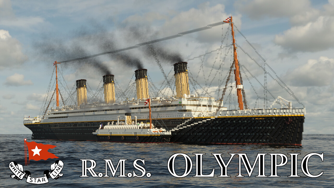 RMS Olympic (1911) Full Interior & With Music - Only 1.12.2 Minecraft Map